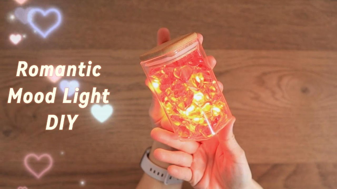 Romantic Mood Light DIY | Table Top Light | Battery Powered - YouTube
