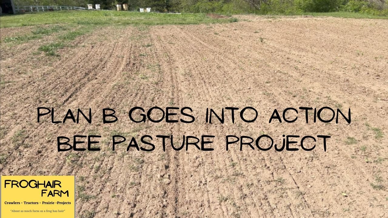 Planting Zinnia and Cosmos, Bee Pasture Plan B - YouTube