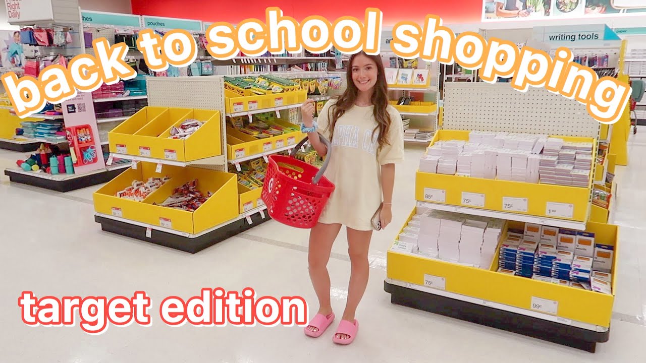 BACK TO SCHOOL SHOPPING 2022 @ TARGET - YouTube