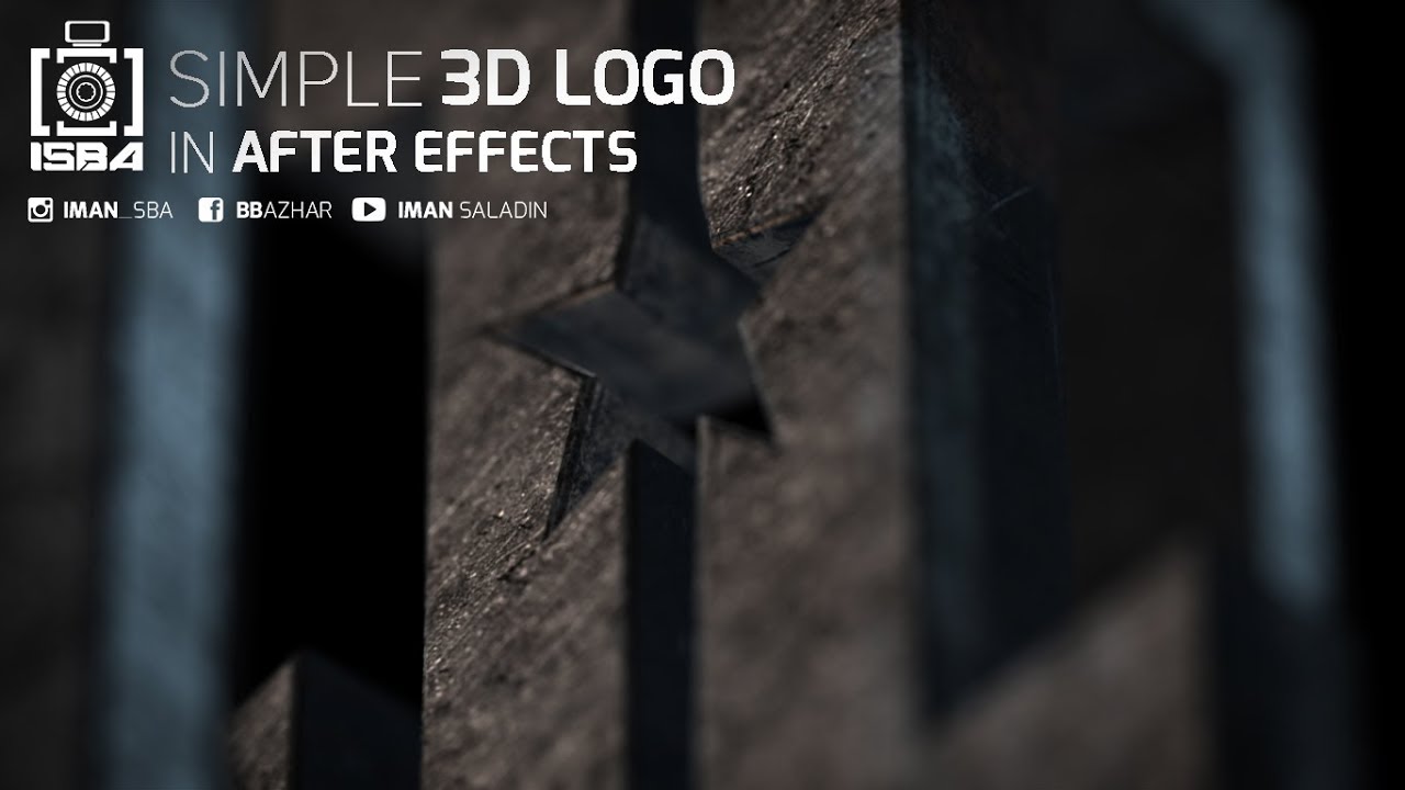 ISBA - Creating 3d logo with After Effects - YouTube