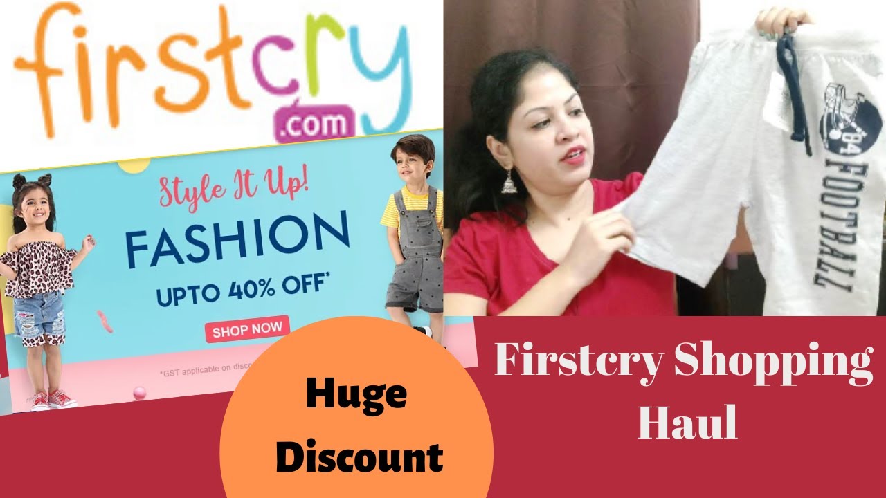 Firstcry Online Shopping Haul 2020 | Huge Discount | Summer collection ...