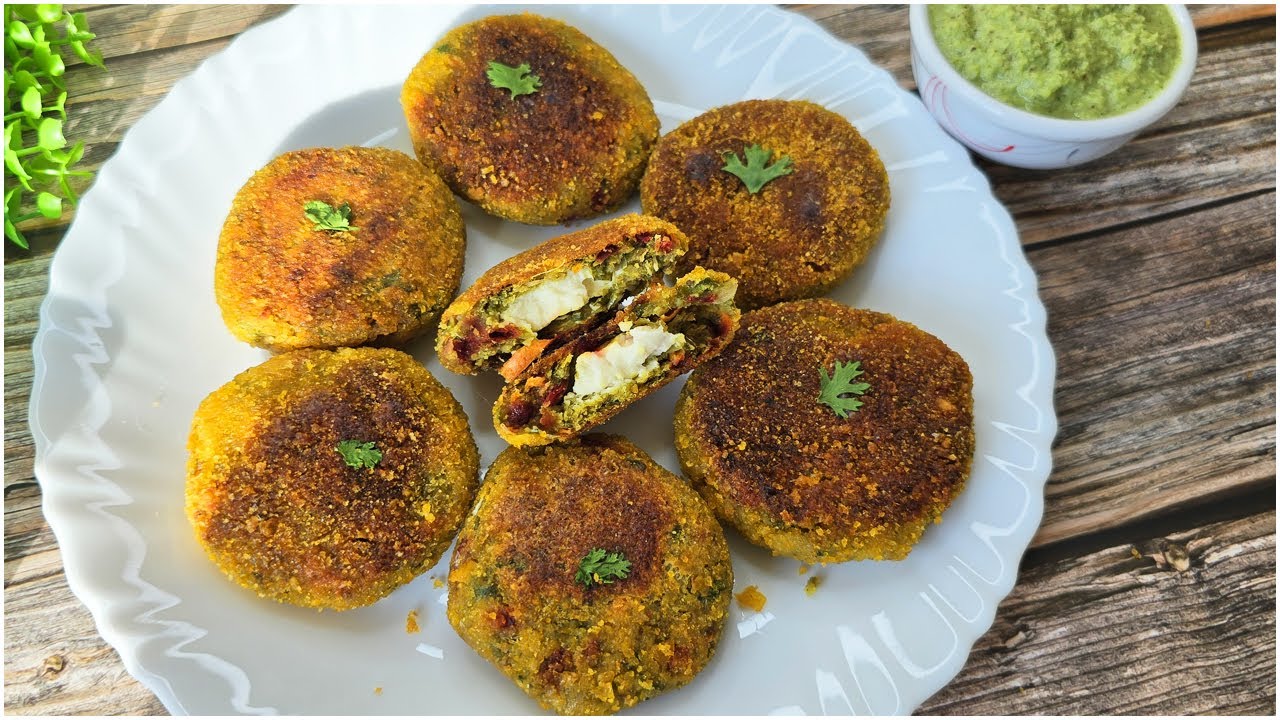 Healthy Moong Sprouts Cutlet Recipe | Easy & Nutritious Snack | Protein ...