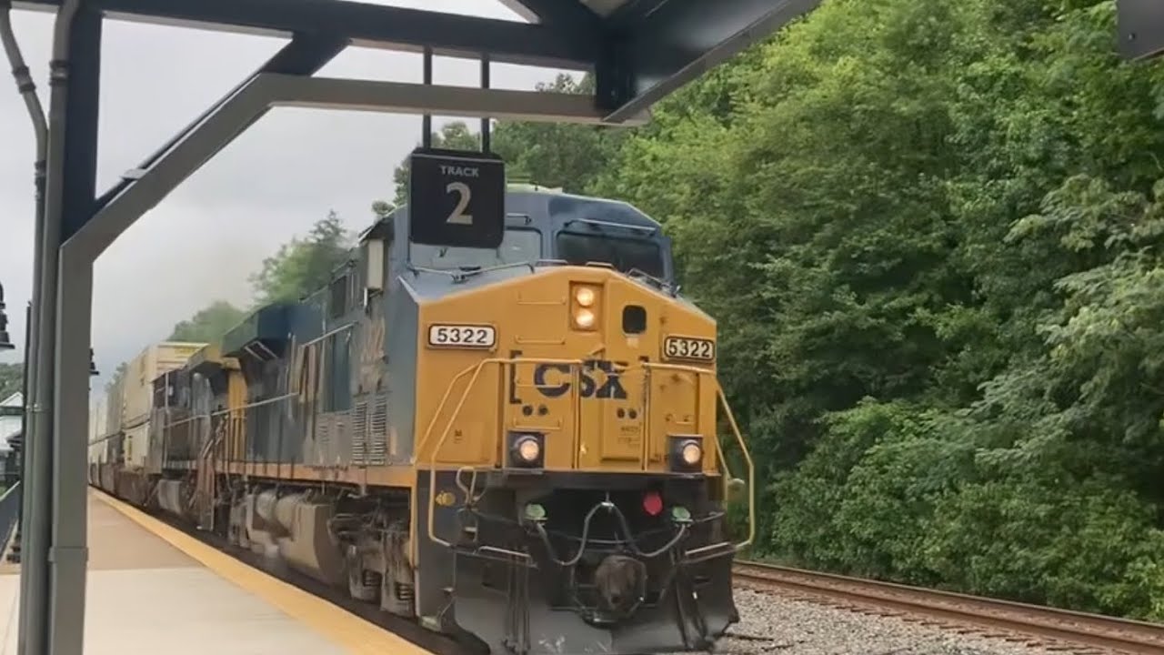 CSX at Lorton and half of csx I135 - YouTube