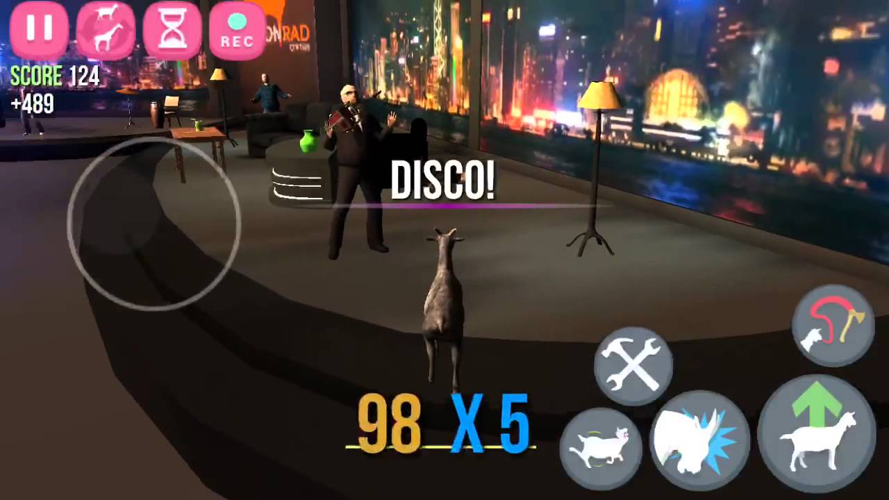 [Goat Simulator GoatZ] Disco Dance With Chainsaw Maniac - YouTube