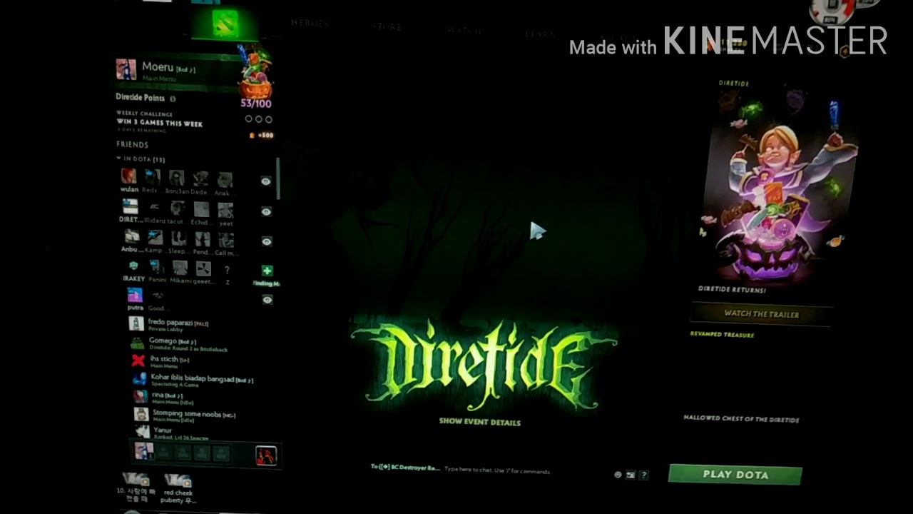 HOW TO FIX : DIRETIDE DOTA 2 - main menu fps drop solution - YouTube