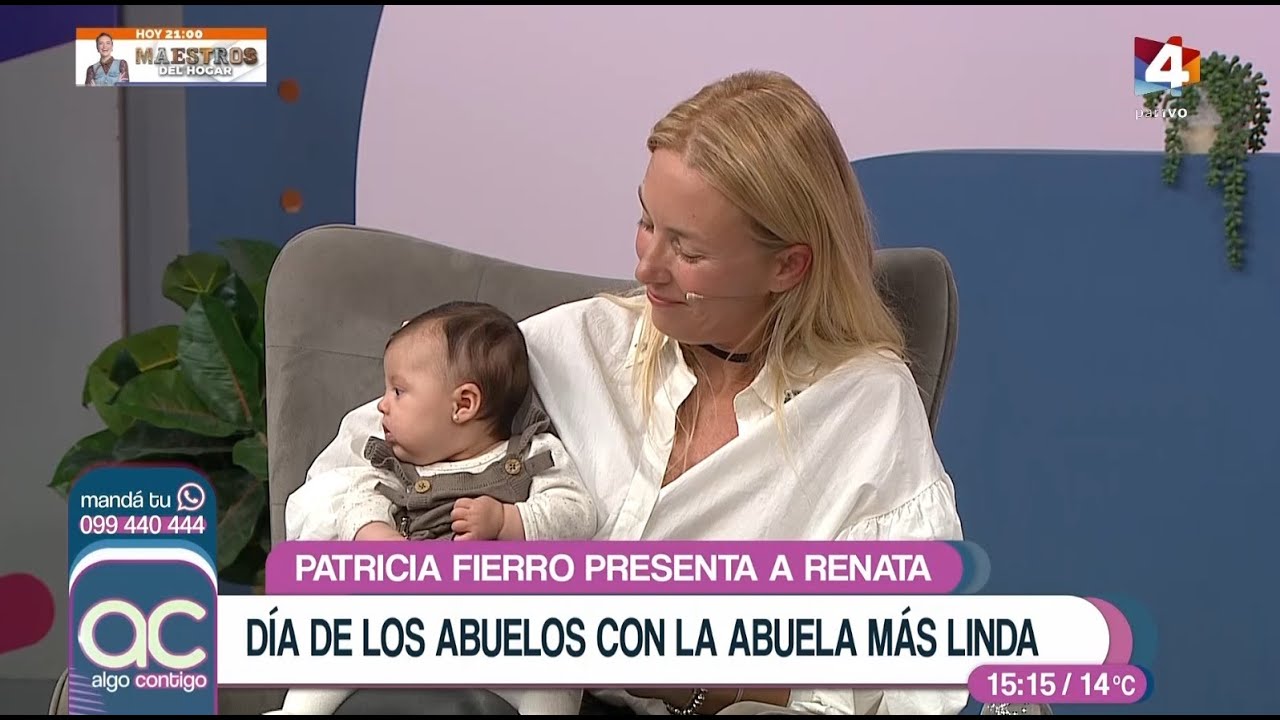 Algo Contigo - Patricia Fierro presenta a su nieta - YouTube