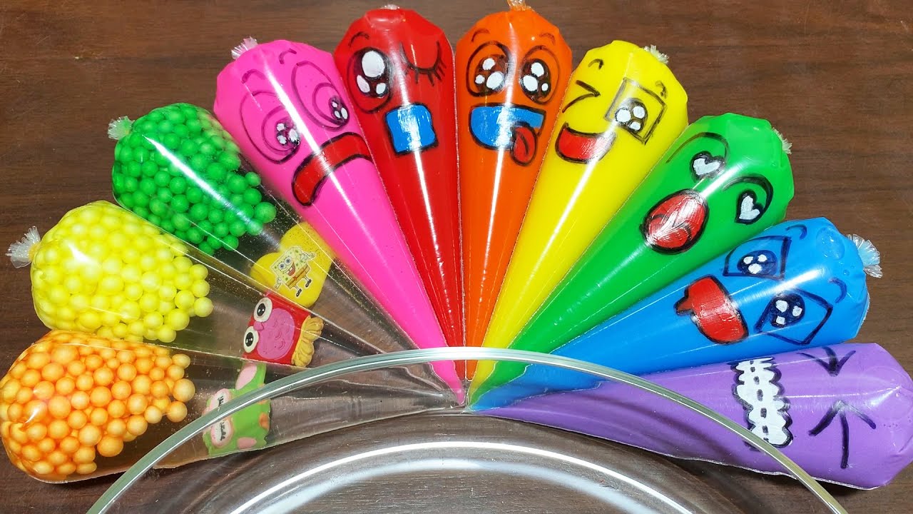 MAKING SLIME WITH PIPING BAGS ! SATISFYING SLIME VIDEOS ! BOOM SLIME ...