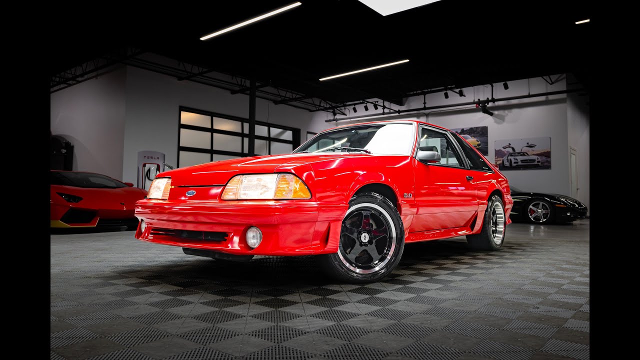 1990 Ford Mustang GT! Only 6K original miles! 5.0L V8 Engine and 5 ...
