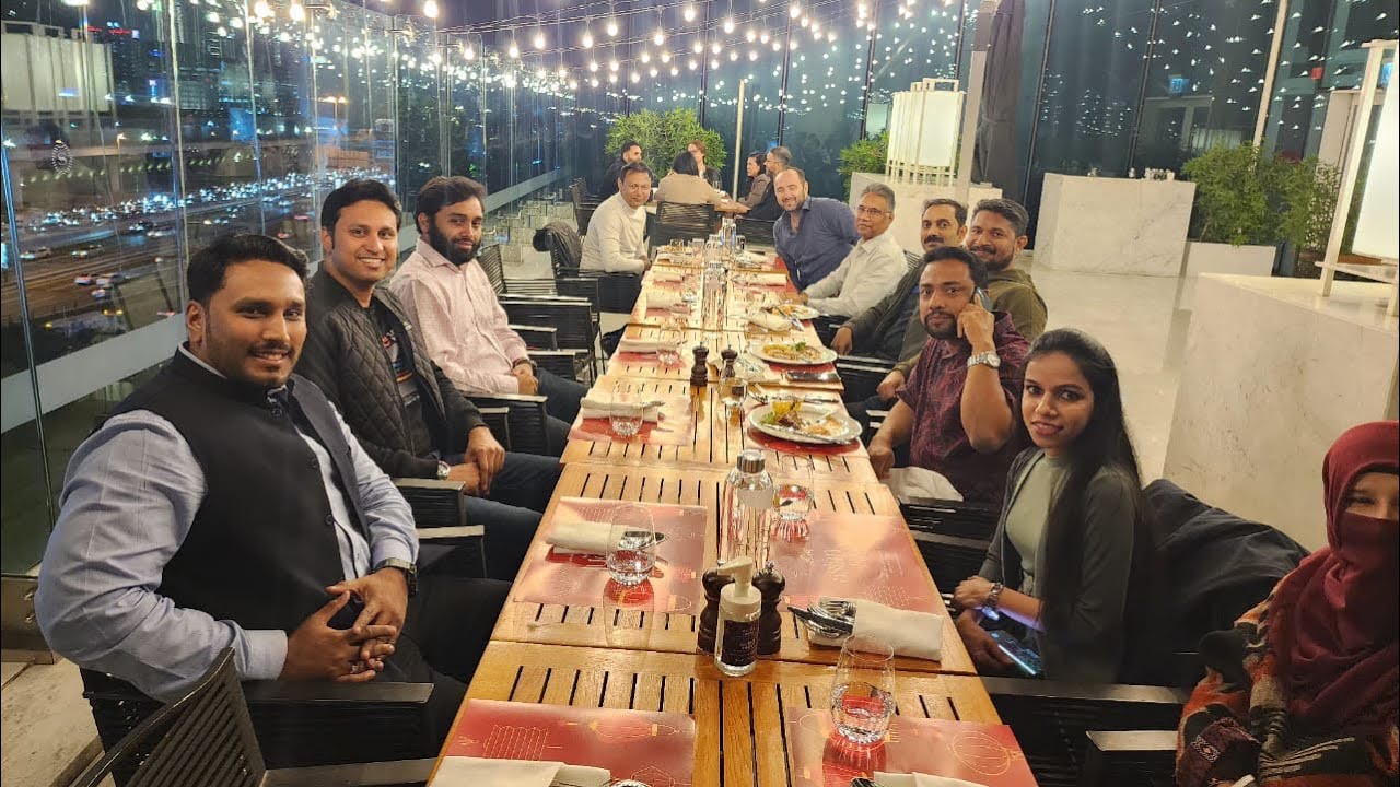 Friday outing with colleagues at Feast restaurant, Dubai - YouTube