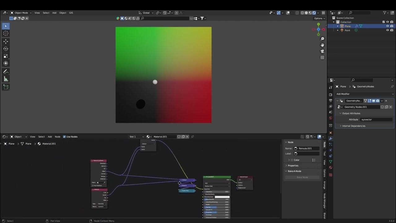 Transferring Vector Position attribute to a Shader (Blender 3.6) - YouTube