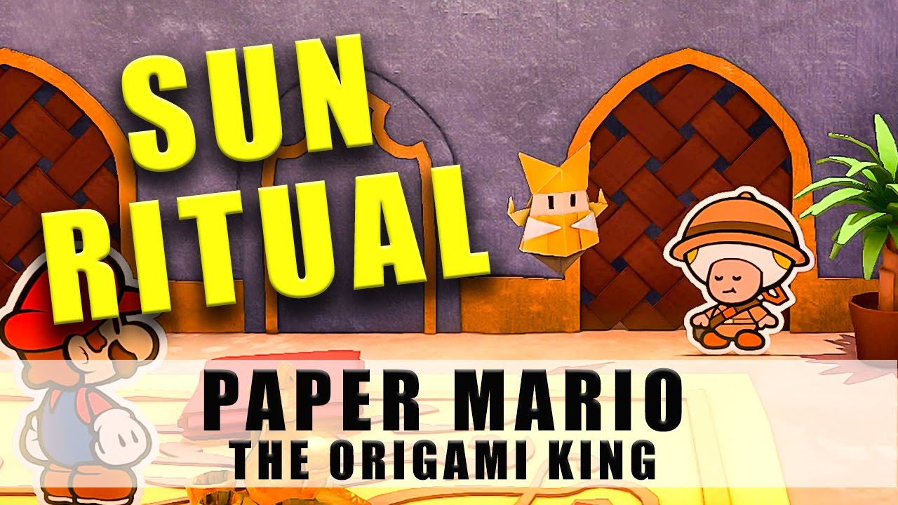 Paper Mario The Origami King where to perform the ritual for Professor ...