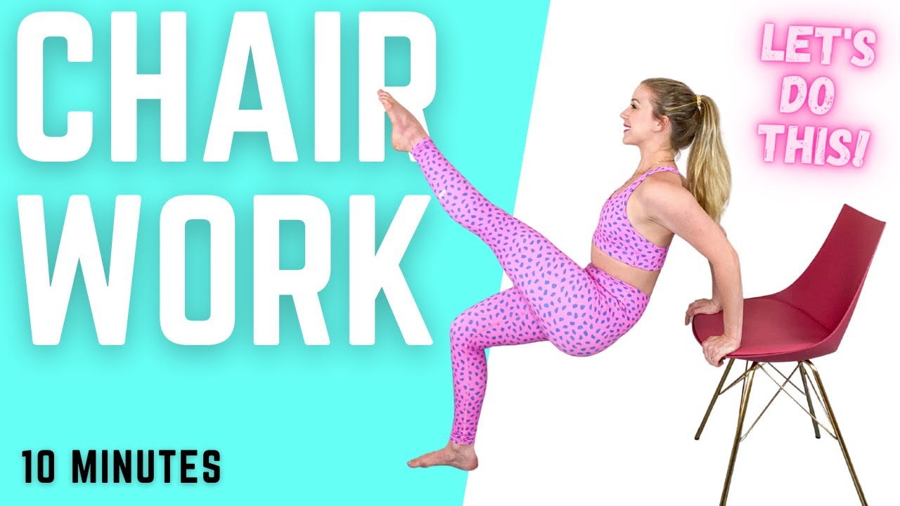 FULL BODY CHAIR WORKOUT - At Home Total Body Exercises - YouTube