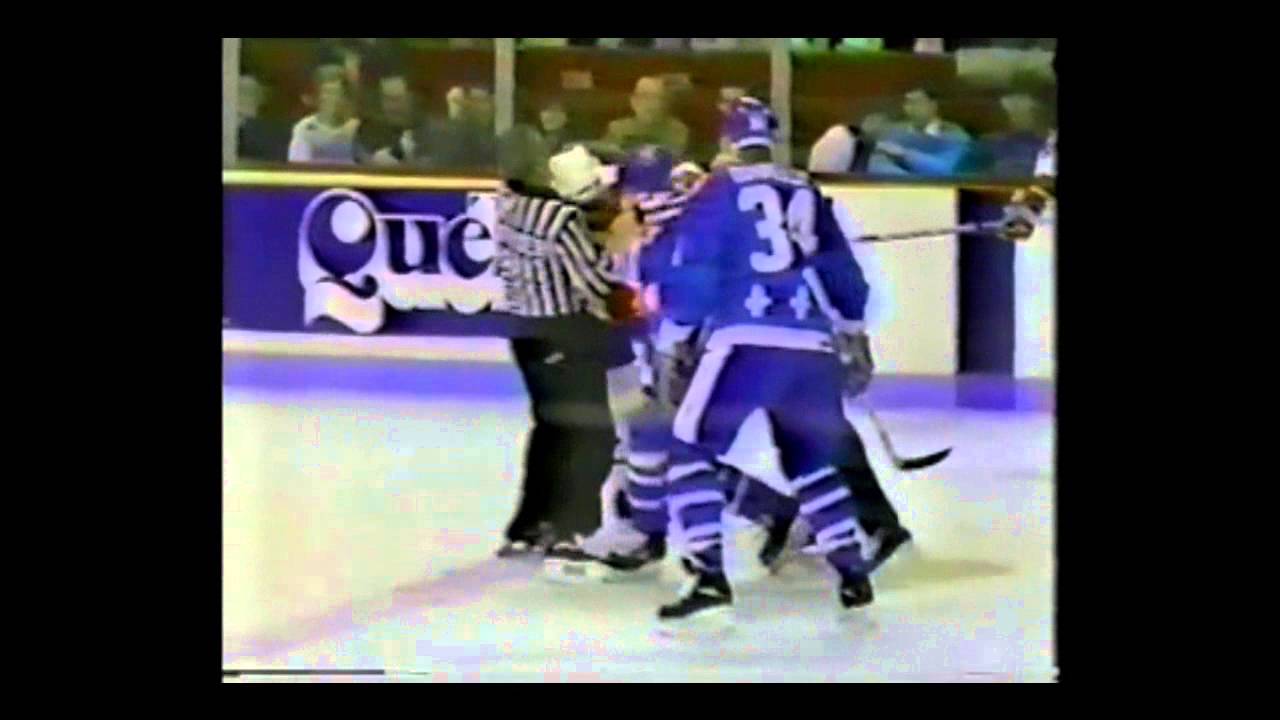Terry Carkner vs John Kordic 12 10 87 - YouTube