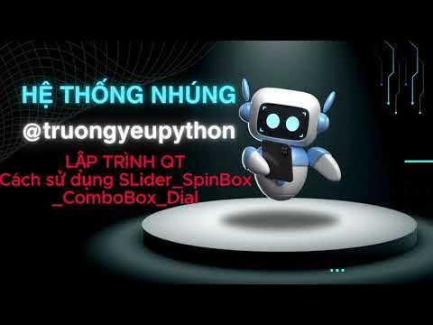 LẬP TRÌNH QT Creator : Sử dụng Slider kết hợp SpinBox_omboBox & lcdNumber - YouTube
