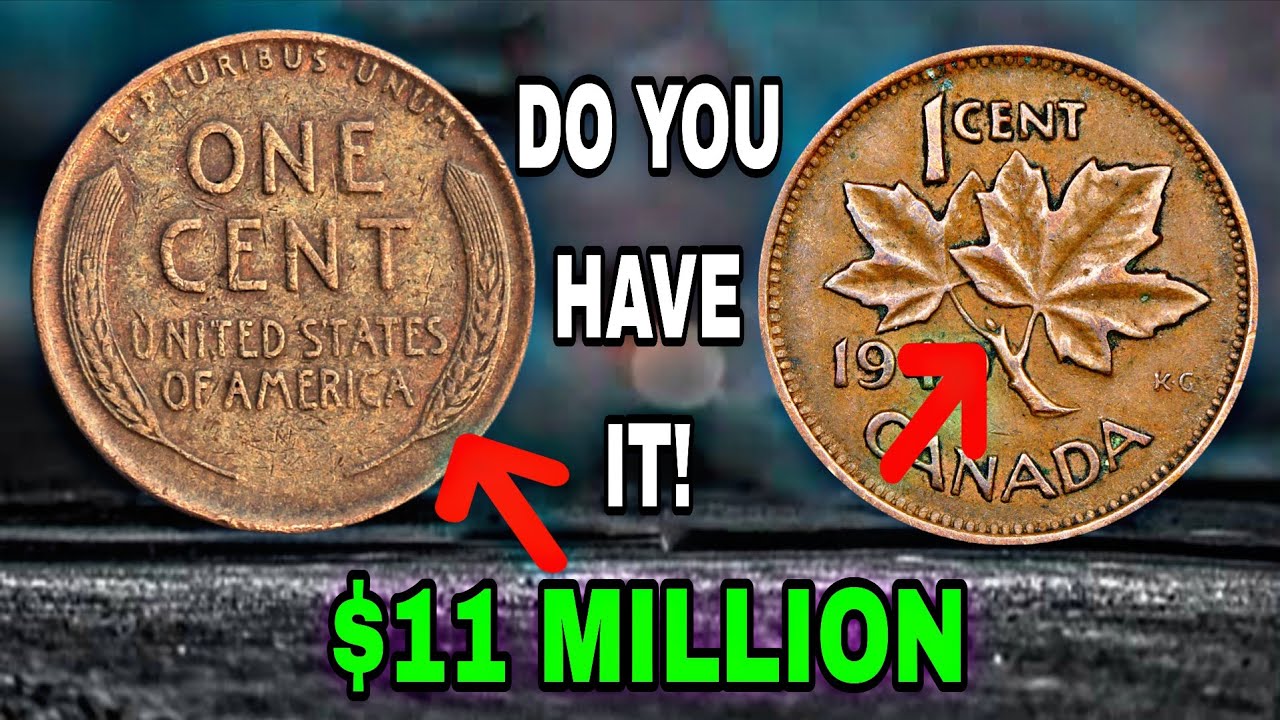 RARE PENNIES ALERT | Top 12 Canadian & USA Wheat Cents That Could Make ...