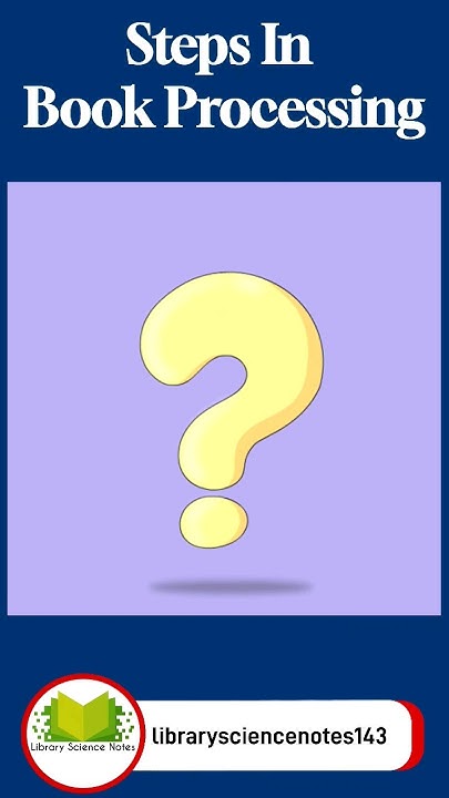 Book Processing || Process of Accessioning - YouTube