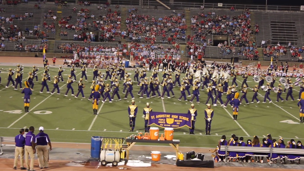 St Augustine Marching Band Halftime show 2016 @ Rummel game - YouTube