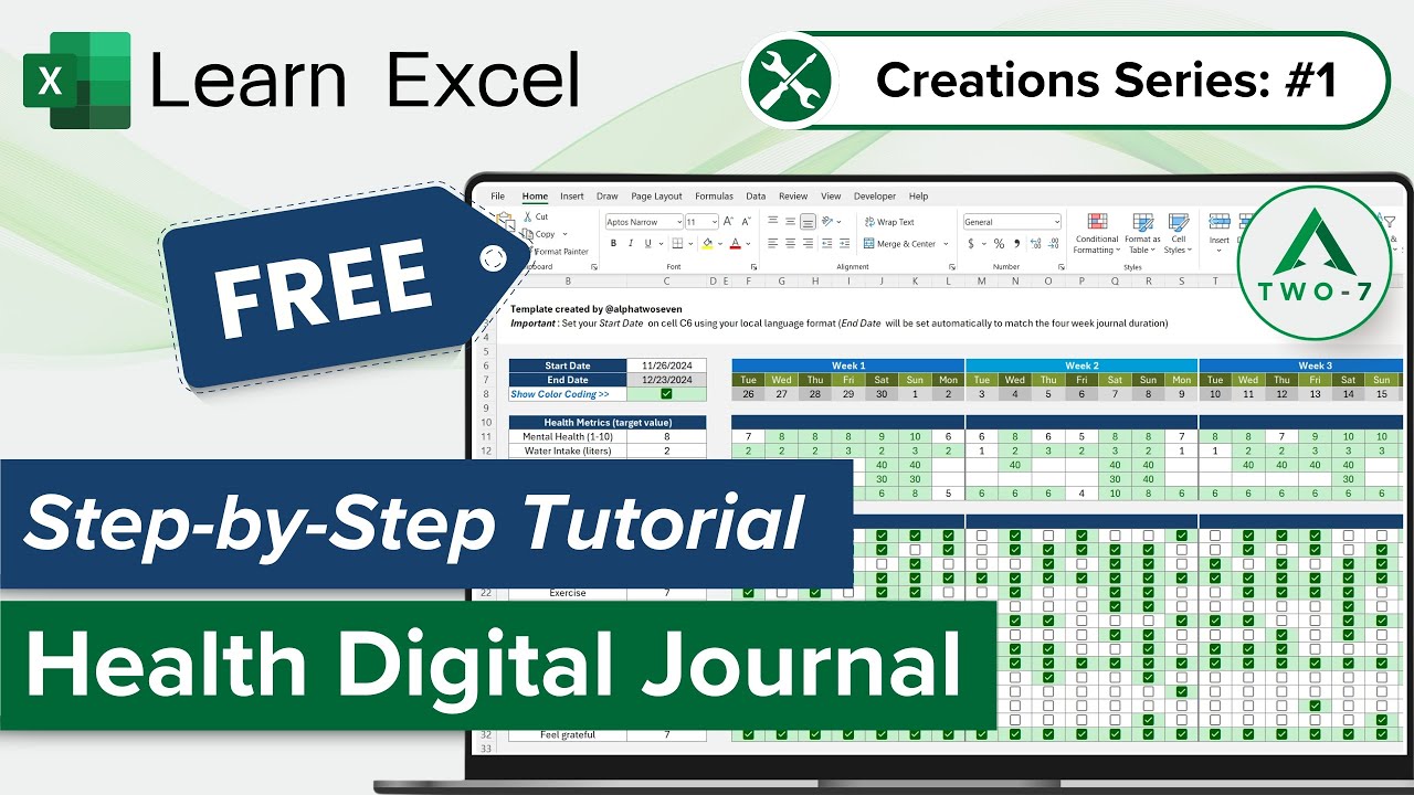 Health Digital Journal - Free Template and Step by Step Tutorial ...