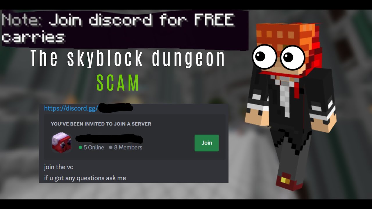 The dungeon scam | Hypixel SkyBlock - YouTube