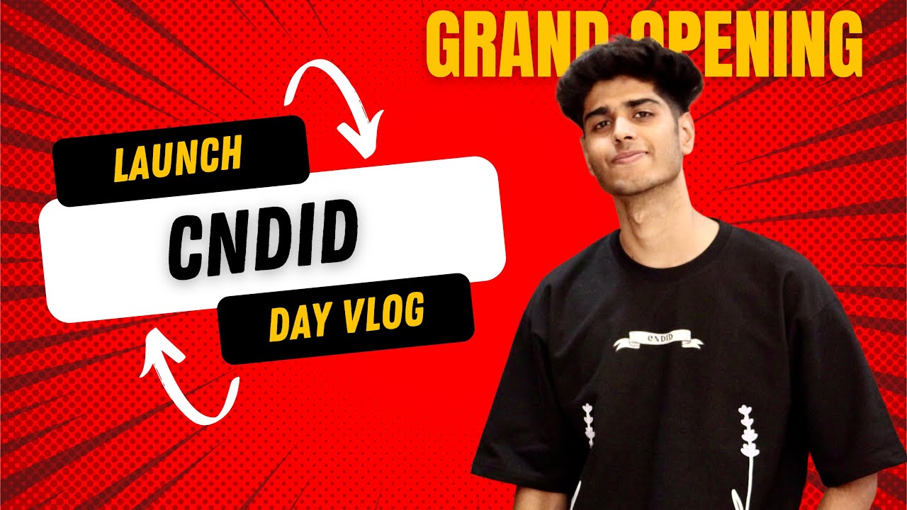 Grand Opening of Cndid Clothing | Launch Day Vlog - YouTube