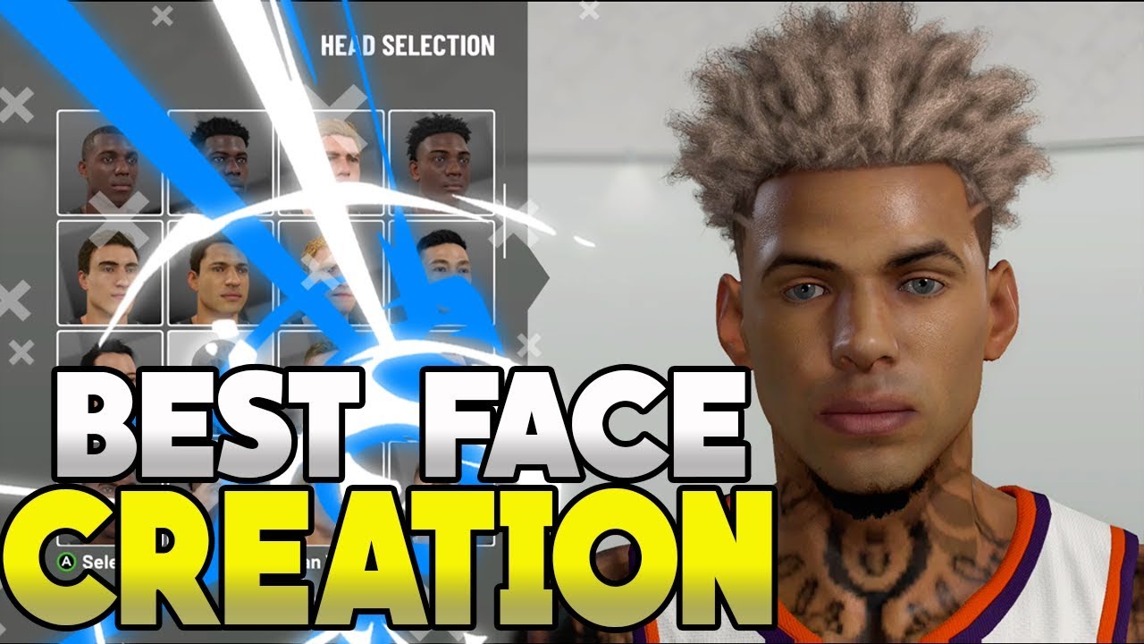 *BEST* NBA 2K19 BEST FACE CREATION 🔥 LOOK LIKE A DRIBBLE GOD NOW! BEST ...
