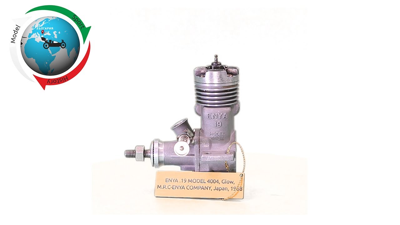 ENYA .19 MODEL 4004, Glow, M.R.C-ENYA COMPANY, Japan, 1968 - YouTube