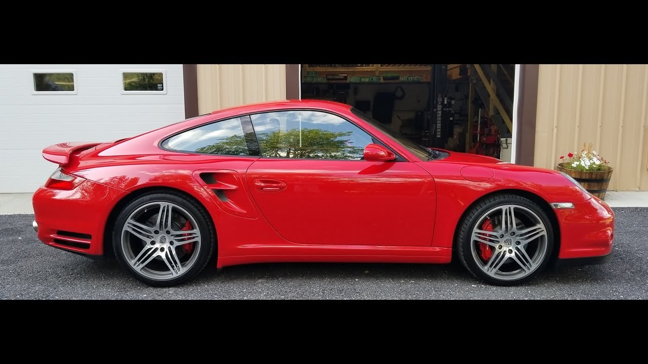 Porsche 911 Turbo 997 2007 RED Paint Correction Polishing Waxing ...