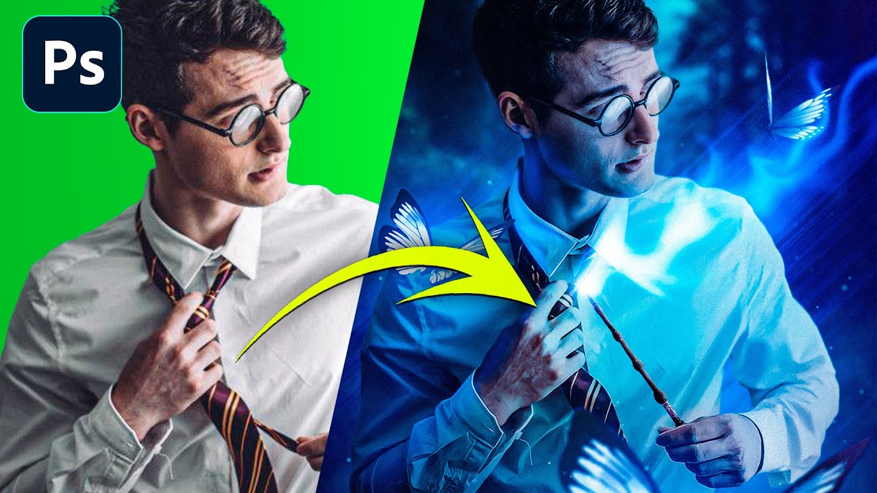 Harry Potter | Photoshop Speed Art - YouTube