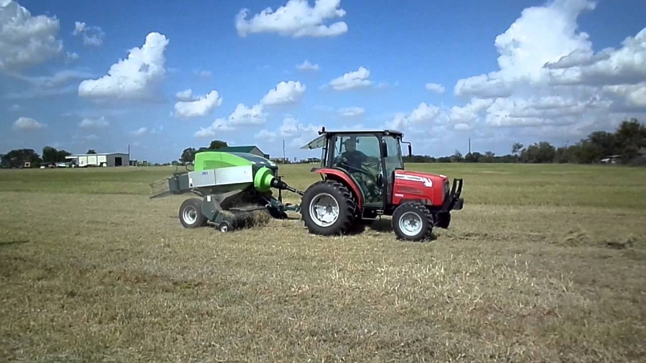 Inline Square Baler - YouTube