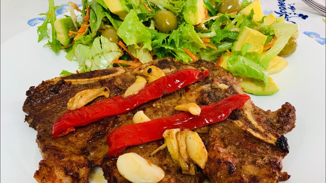 Costeleta de Novilho Grelhada …Delicia - YouTube