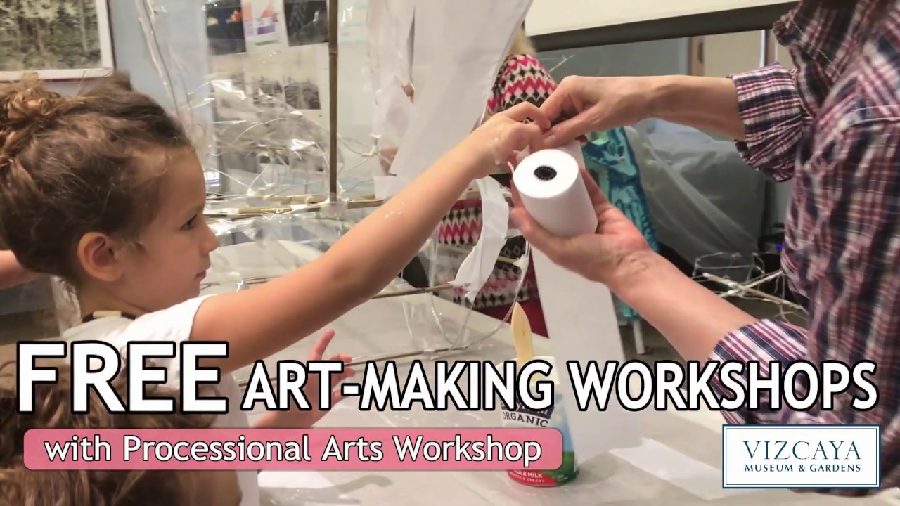 VIZCAYA | Free-Art Making Workshops 2019 - YouTube