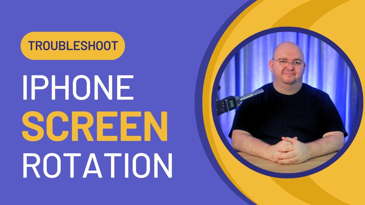 iPhone Screen Won't Rotate - YouTube