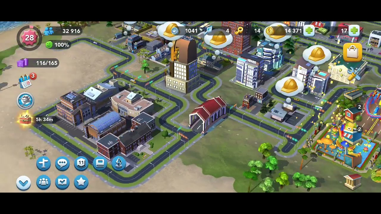 Guinness World Record - World Biggest School In Simcity Mobile - YouTube