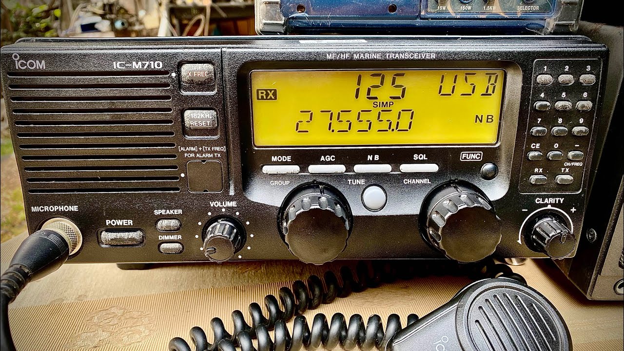 ICOM IC-M710 Marine Transceiver test by 153E251 - YouTube