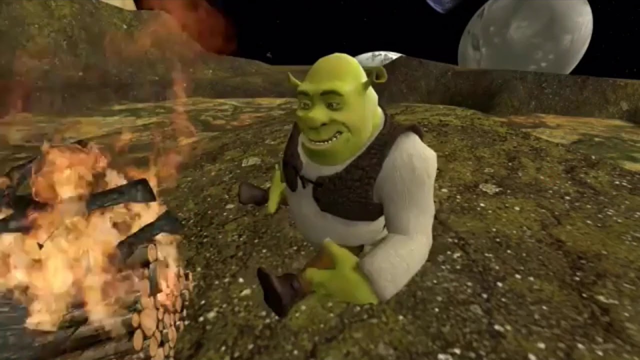 Shrek sits at the fire 🔥 - YouTube