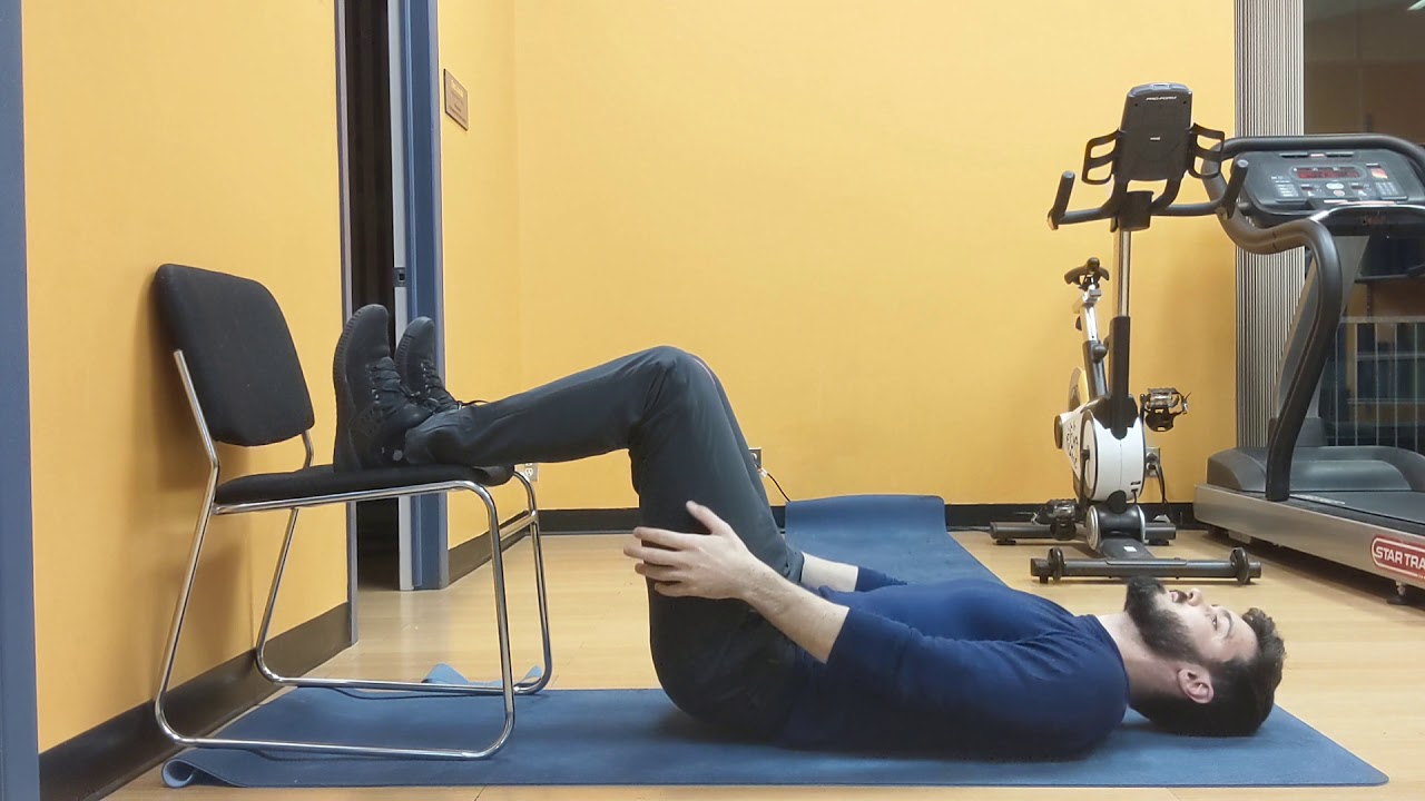 Hamstring activation with low reach - YouTube