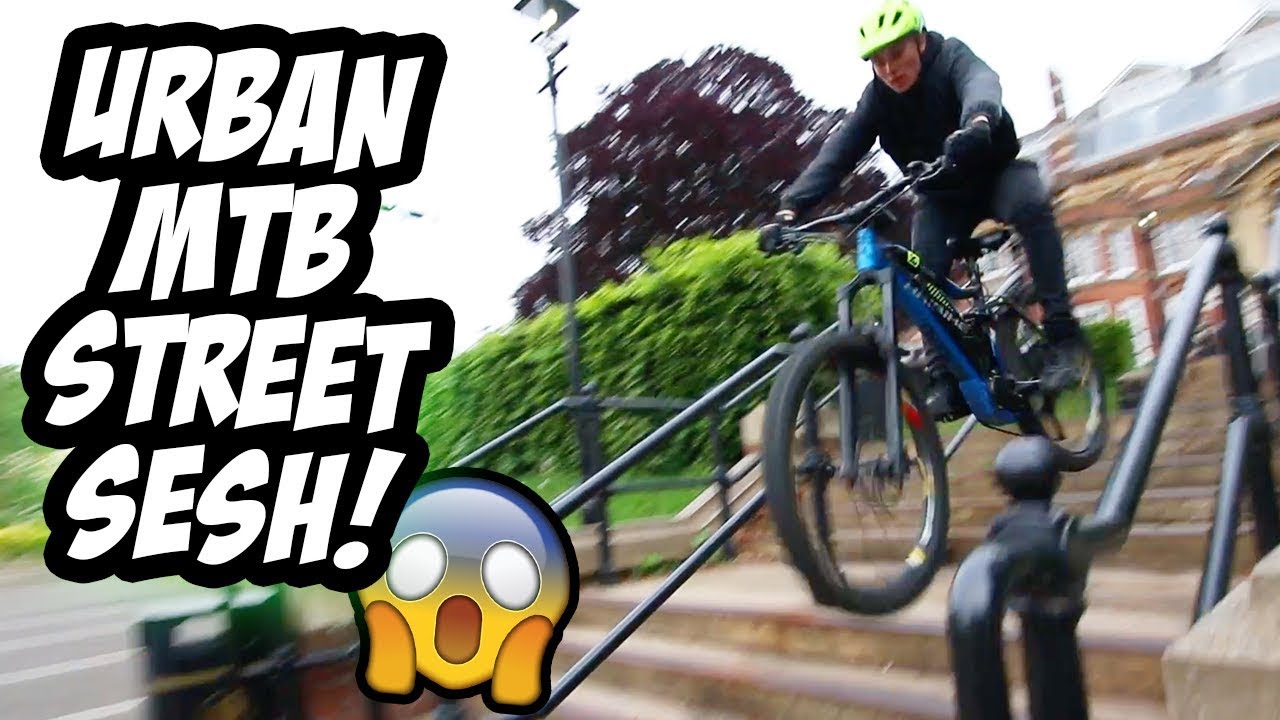 MTB URBAN DOWNHILL STREET FREERIDE SESSION! - YouTube