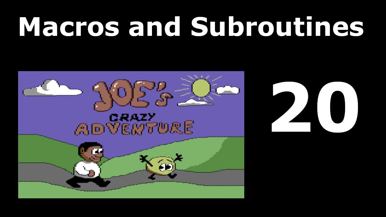 C64 Assembly Programming Part 20 Macros And Subroutines Youtube 6095