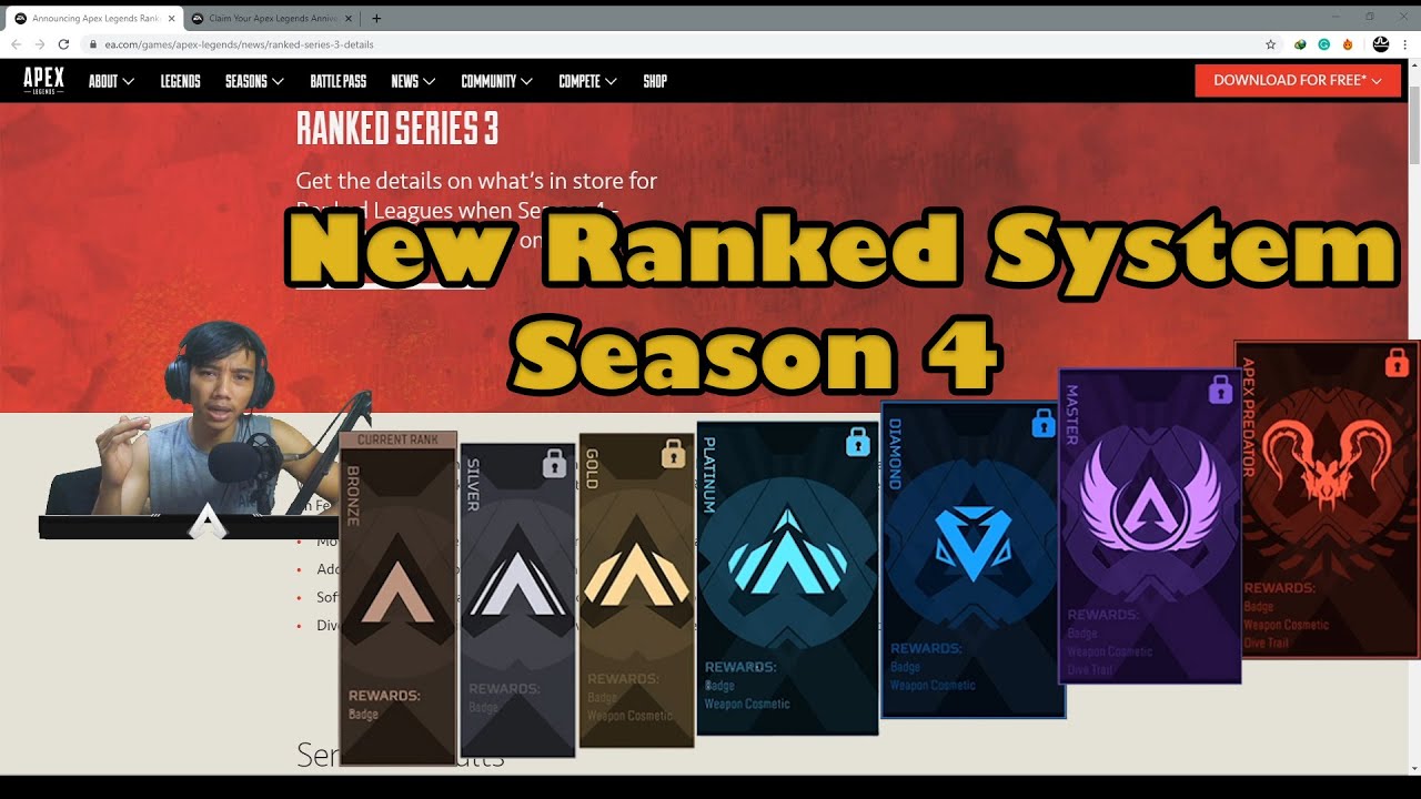 New Apex Legends ranked system untuk season 4 tanggal 4 Februari nanti ...