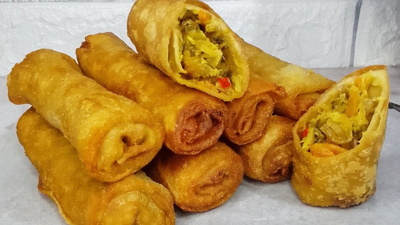 Vegetable spring rolls recipe | Homemade spring rolls sheet with liquid ...