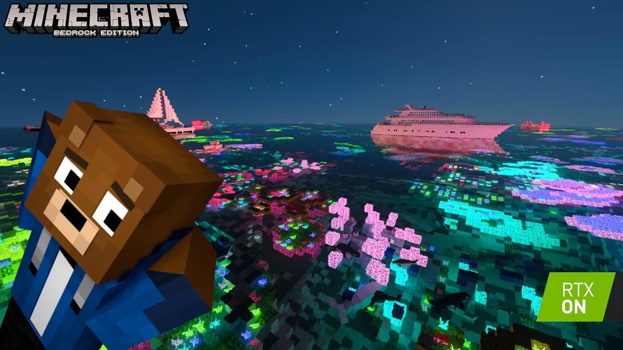 Minecraft RTX : Fins n' Flippers : Let's Play - YouTube