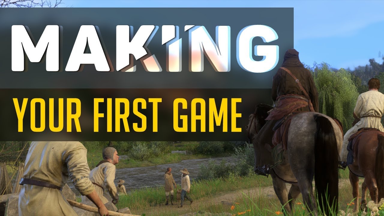 How to make your First Game! (Getting Started, Bored of ideas, Money ...