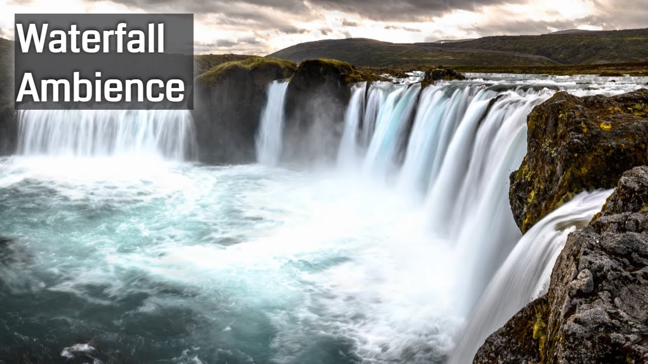 Waterfall Sound for Sleeping 💧 White Noise Waterfall Sounds YouTube 💧 ...