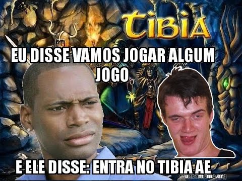 25 anos de Tibia Brasil ainda é o maior público do jogo !!! - YouTube