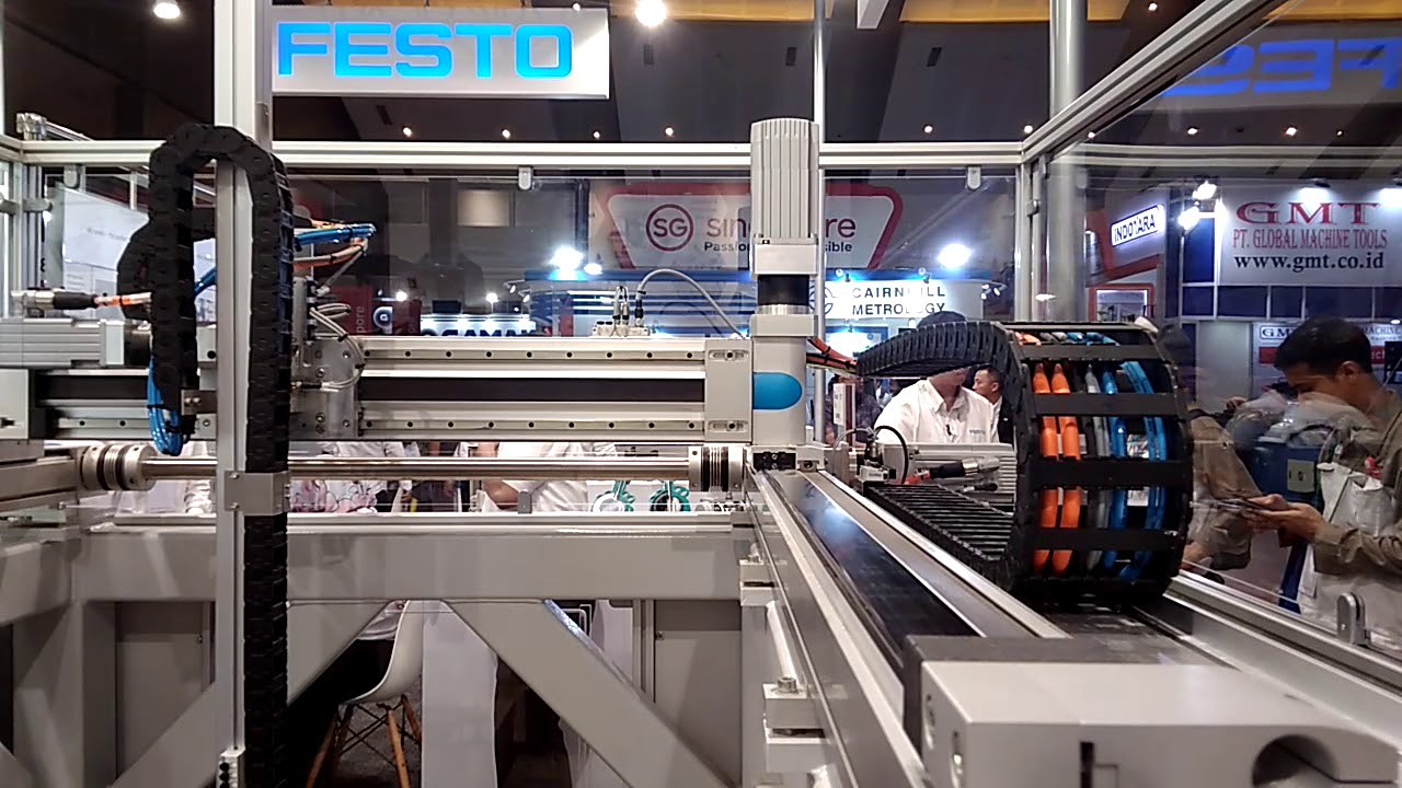 Cnc pick place by festo part 3 - YouTube