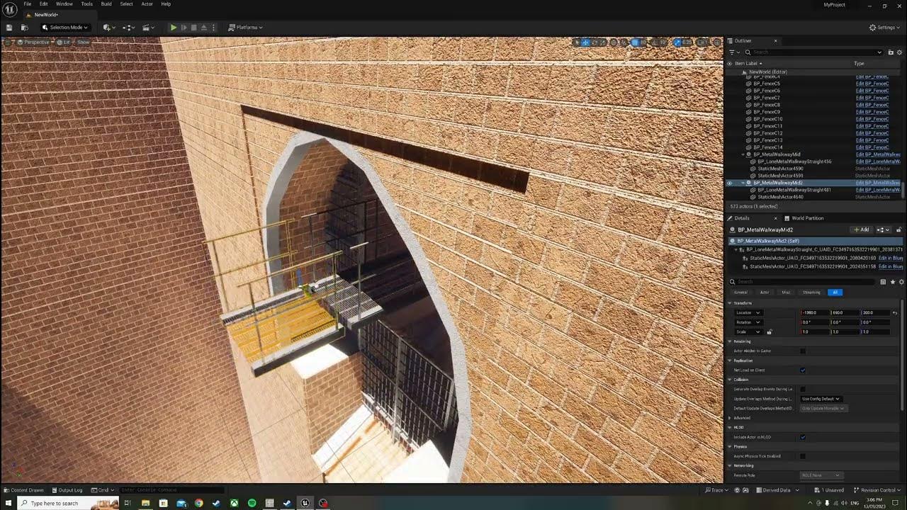Modular Tunnels | Small scene demonstration for Unreal Engine 5 - YouTube