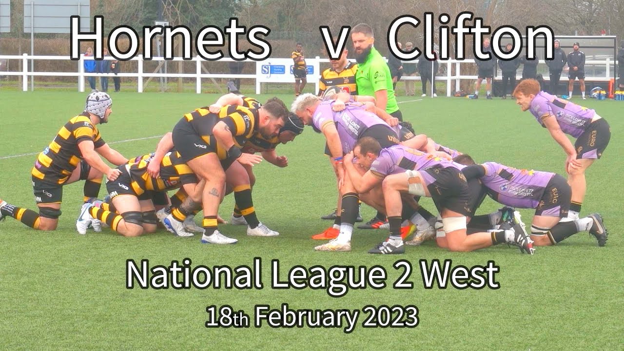 Hornets RFC v Clifton RFC 18th February 2023 - YouTube