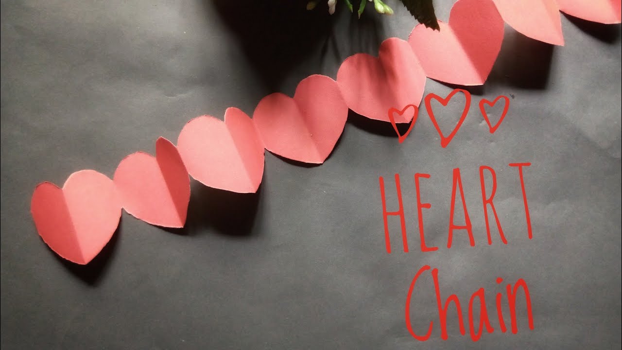 How To Make A Heart Chain Paper Easy Heart Chain By Tahmida Afrin how-to-make-a-heart-chain-paper-easy-heart-chain-by-tahmida-afrin