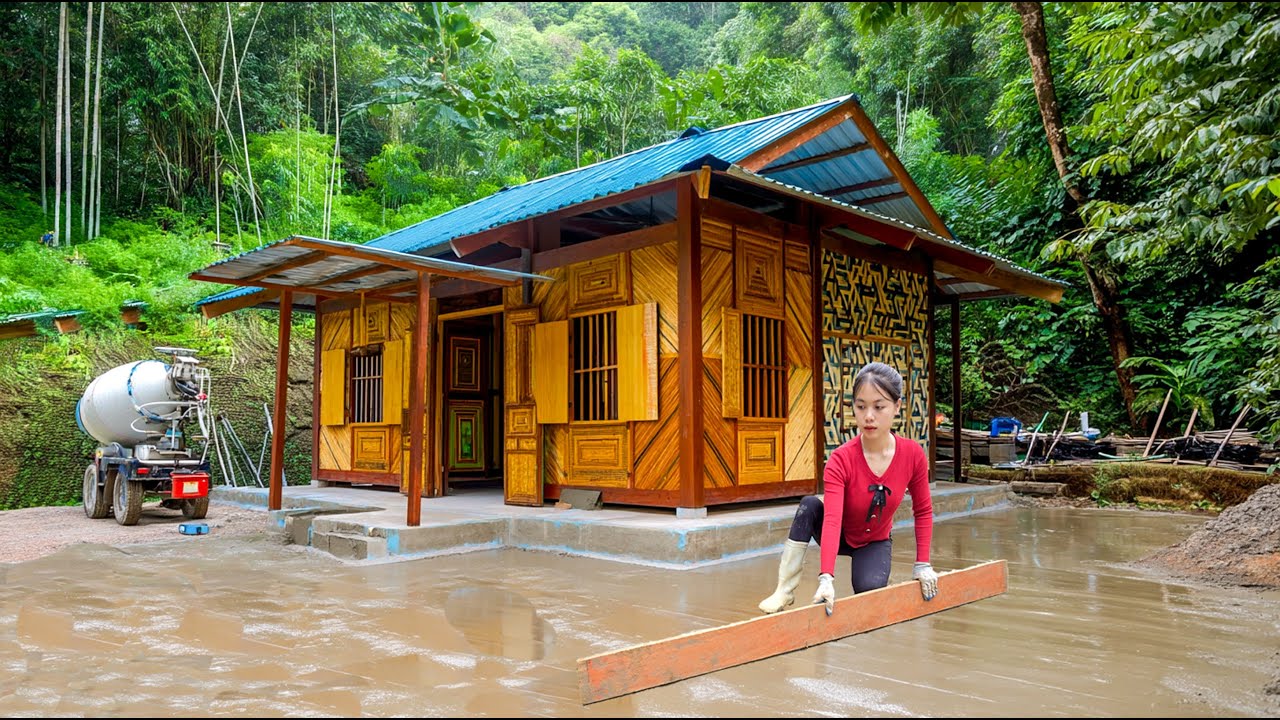 Full Video 30 Days : Build A New Wooden House In The Forest And Make A ...