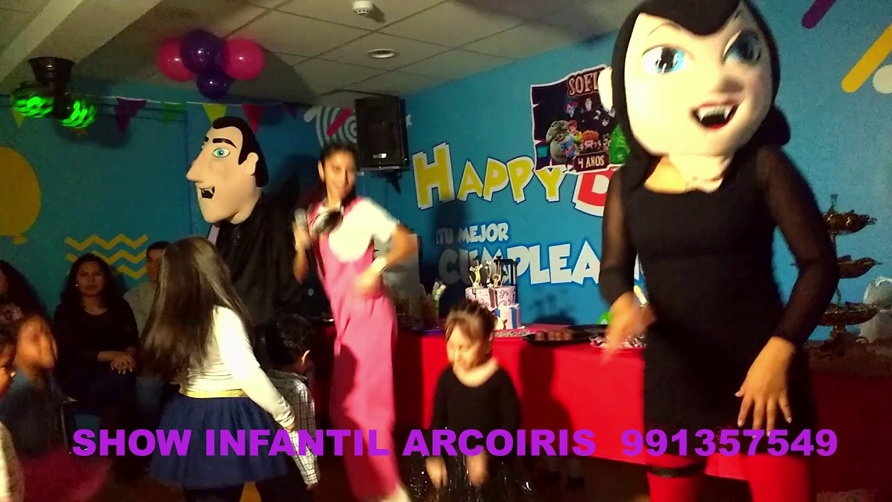 HOTEL TRANSYLVANIA - SHOW INFANTIL ARCOIRIS - YouTube